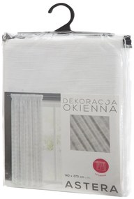 ZÁCLONA NA PÁSCE ASTERA 140X270 CM BÍLÁ