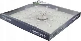 Esperanza EHC004 Geneva nástěnné hodiny stříbrná / analogové / plast