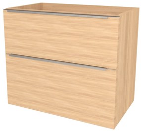 Mereo Mereo, Mailo, koupelnová skříňka 81 cm, chrom madlo, Multidecor, CN591SDSB1