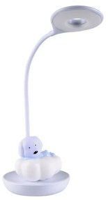 Polux | LED Stmívatelná dětská stolní lampička DOG LED/2,5W/230V modrá | SA1359