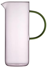 Lyngby Glas Skleněný džbán Torino 1.1L  Pink/Green