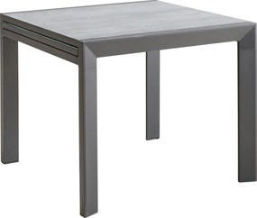 XXXLutz ZAHRADNÍ STŮL, kov, sklo, 90-180/90/75 cm Ambia Garden - Venkovní stoly - 000815000827