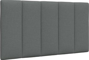 Rám postele bez matrace Hanko tmavě šedá 80 x 200 cm textil 3310350