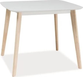 Casarredo - Komfort nábytek Jídelní stůl TIBI bílá/dub bělený