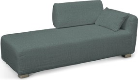 Potah na lenošku Mysinge barva modrá látka pletený vzor