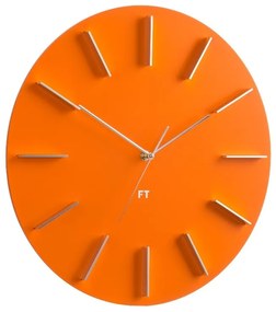 Dětské designové nástěnné hodiny Future Time FT2010OR Round orange 40cm