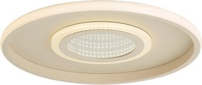 Moderní stropní svítidlo bílé vč. LED 3-stupňový vypínač - Frini