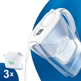 Brita Sada filtrační konvice Marella, 2,4 l, bílá + 3 filtry Maxtra Pro Pure Peformance 1052791