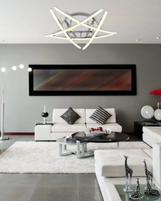 Toolight - Moderní stropní LED svítilna APP399-C, chrom, OSW-06915