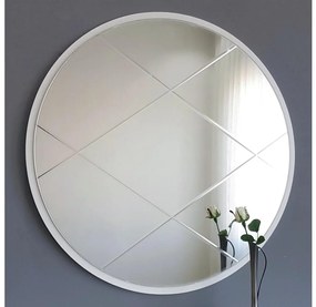 Asir Nástěnné zrcadlo pr. 60 cm bílá 552NOS2144