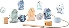 CUBIKA Pastel 16020 Navlékací ryby a mořští živočichové - navlékací se