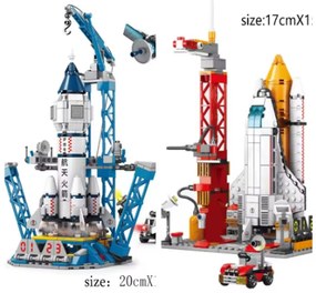 Stavebnice - vesmírná raketa Varianta: 452 + 494 kostiček