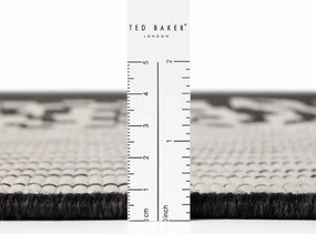 Ted Baker, Kusový koberec Ted Baker Haringey 106376 Black White, 120x170, černobílá, chodba / předsíň