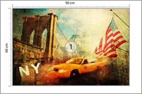 Fototapeta New York City Ta Hladký vinyl 360x240