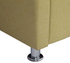 vidaXL Marketos Hranaté křeslo zelené textil