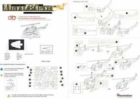 Metal Earth 3D Puzzle Vrtulník Bell UH-1 Huey / od 14 let