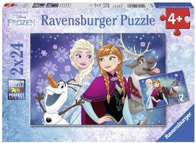 Ravensburger Puzzle Disney Ledové království 2x24 dílků