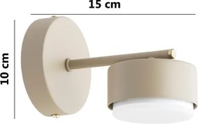 BRILAGI - LED RGB Stm. nástěnná lampa MONO 1xGX53/14W/230V Wi-Fi Tuya béžová