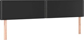 Box spring postel s matrací černá 120x190 cm umělá kůže 3269971