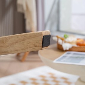HOMCOM Křeslo do Obývacího Pokoje Nordic S Područky, Polstrování, Padded Křeslo s Dřevěným Rámem, Křeslo s Vzhledem Veluru, Čalouněné Křeslo do Ložni…