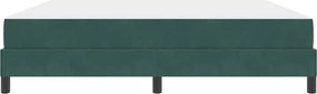 Postel s boxspringem s matrací Tmavě zelená 180 x 200 cm textil 3398710