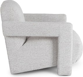 Designové křeslo Bender šedé