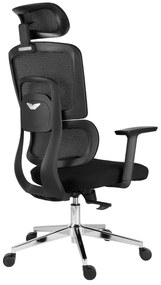 Kancelářská ergonomická židle Neoseat GARY — černá, nosnost 150 kg