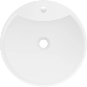 Mexen, Mexen Onyx-02 umywalka wolnostojące z konglomeratu 45 x 45 cm, bílá mat - 26544500