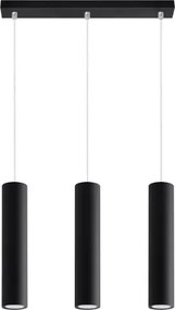 Lustr SOLLUX Lagos 3 GU10 3x40W bez zdroje SL.0329 černá