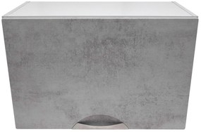 Kuchyně Macháček horní skříňka výklopná barva beton korpus šedý 60 cm