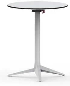 VONDOM - Konferenční kulatý stolek FAZ Ø základny 65 cm se skleněnou deskou, Ø50, Ø59, Ø69 cm