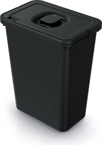 PRO Odpadkový koš SYSTEMA recyklovaný černý, objem 10l