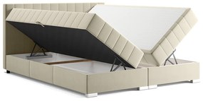 Postel dvoulůžko BOXSPRING EDIT + topper v ceně | 180x200 | 16 šedé