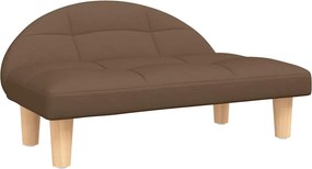 Pelíšek pro psy hnědý 70 x 52 x 30 cm textil 171935