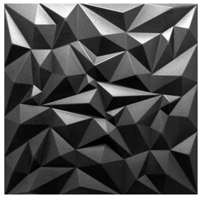 Obklad 3D XPS extrudovaný polystyren Krystal černý samet