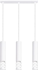 Sollux Lighting Závěsné svítidlo LIRO 3L bílé