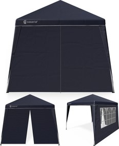 Skládací zahradní altán Capri antracitová 3x3m včetně 2 boční stěny UV ochrana 50+