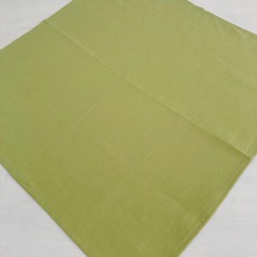 Lněný středový ubrus od 70x70 cm Len zelený 100 x 100 cm