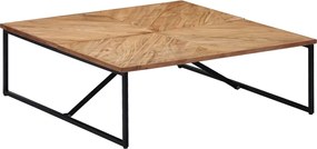vidaXL Konferenční stolek 110 x 110 x 36 cm masivní mangovníkové dřevo [247699] Barva: Hnědá