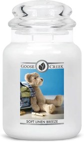 Goose Creek – vonná svíčka Soft Linen Breeze (Hebký vánek), 680 g