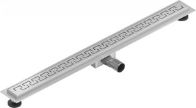 Mexen Flat nerezový sprchový žlab 90 cm vzor M15, 1024090-15