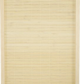 HOMCOM Bambusový paravan do interiéru 4 panely 180 x 180 cm - Přenosný paravan | Aosom