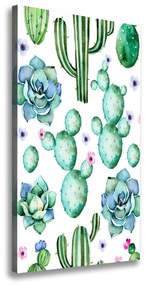 Wallmuralia Vertikální Moderní obraz canvas na rámu Kaktusy 50x100