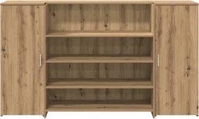 Recepční stůl dub artisan 180x50x103,5 cm kompozitní dřevo 3324177