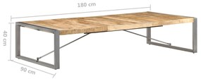 Konferenční stolek 180 x 90 x 40 cm hrubé mangovníkové dřevo - Default Title