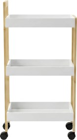 Úzký regál na kolečkách ASEM, 80 cm