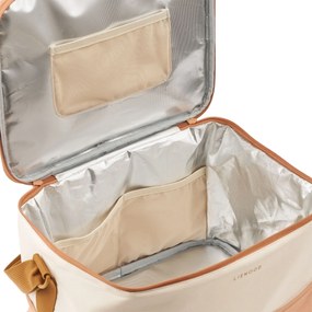 LIEWOOD Chladící taška Teresa Golden Caramel mix, oranžová barva, plast