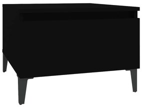 Odkládací stolky 2 ks černé 50 x 46 x 35 cm kompozitní dřevo - Default Title