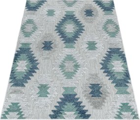 Ayyildiz, AKCE: 80x250 cm Kusový koberec Bahama 5153 Blue – na ven i na doma, modrá, chodba / předsíň