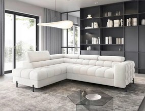 XXXLutz ROHOVÁ SEDAČKA, textil, bílá MID.YOU - Sedací soupravy - 00000L001203